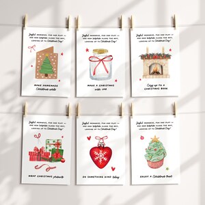Christmas Advent Calendar Activity Cards: Watercolor Holiday Bucket ...
