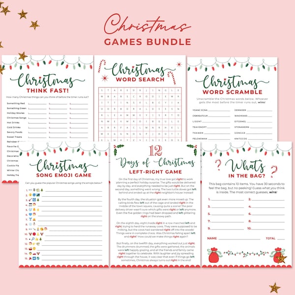 Holiday Trivia Downloadable - Etsy