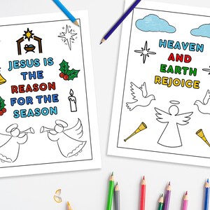 Printable Christmas Coloring Pages | Nativity Coloring Book for Kids ...