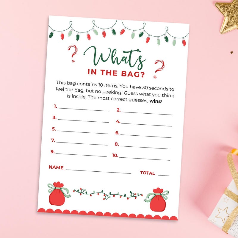 Christmas Party Game - Etsy
