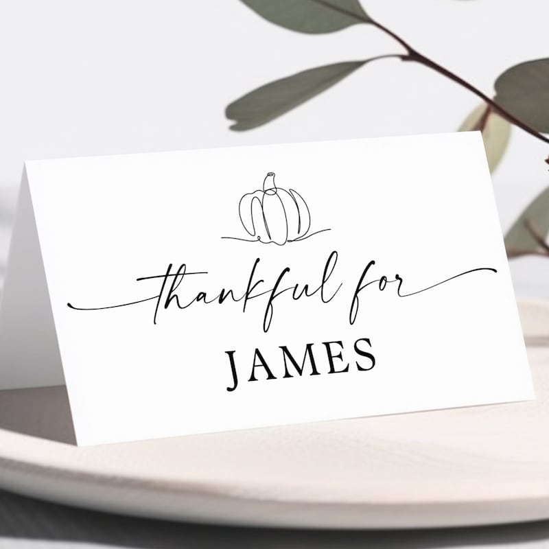 Autumn Place Cards - Etsy