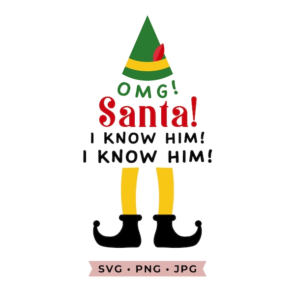 Buddy Elf Clipart - Etsy