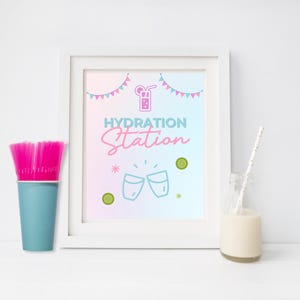 Spa Party Signs | Pamper Party Printable Signs | Spa Birthday Party ...