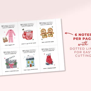 Christmas Advent Calendar Activity Cards: Watercolor Holiday Bucket ...
