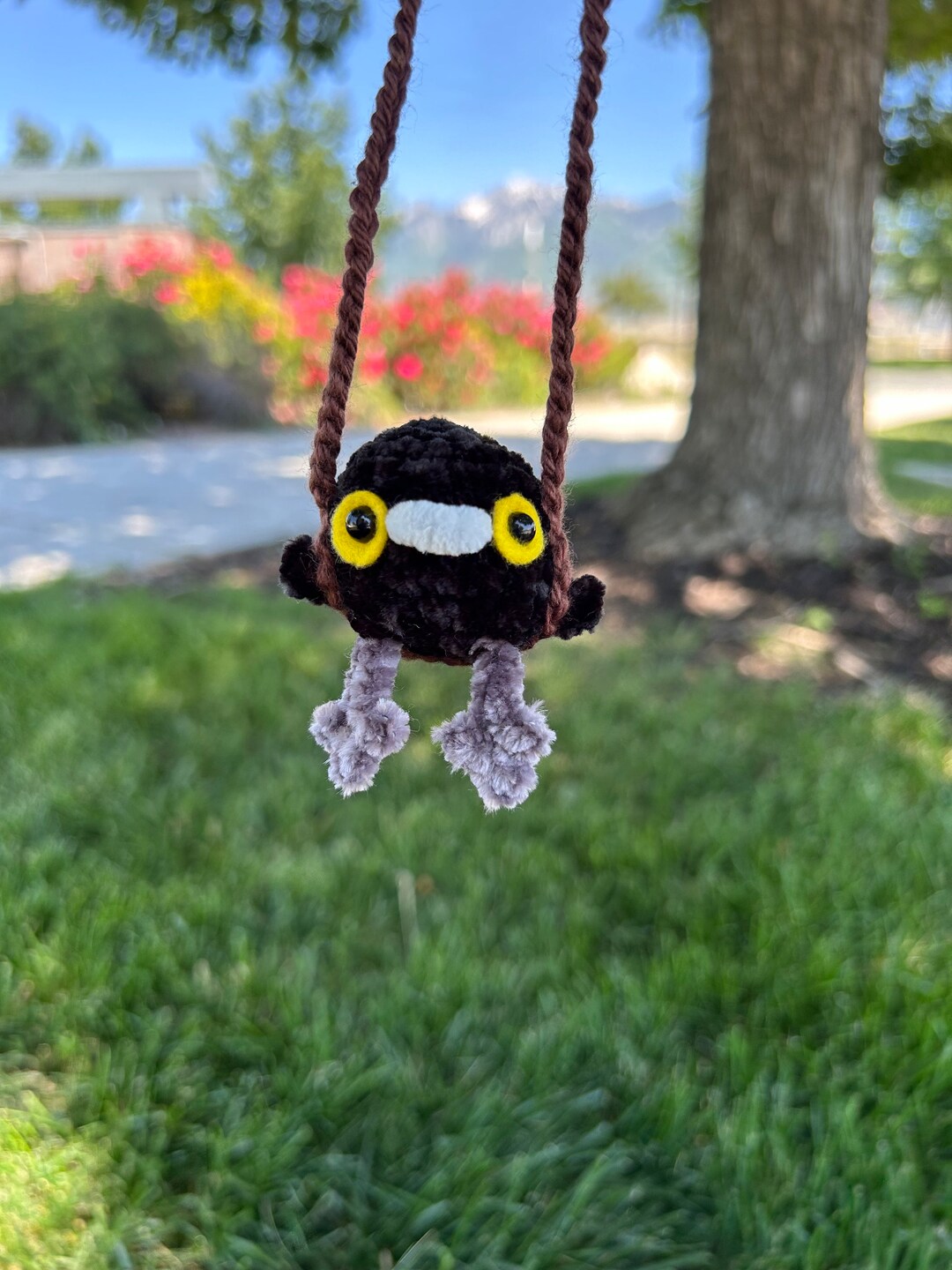 Crow on a Swing - Etsy