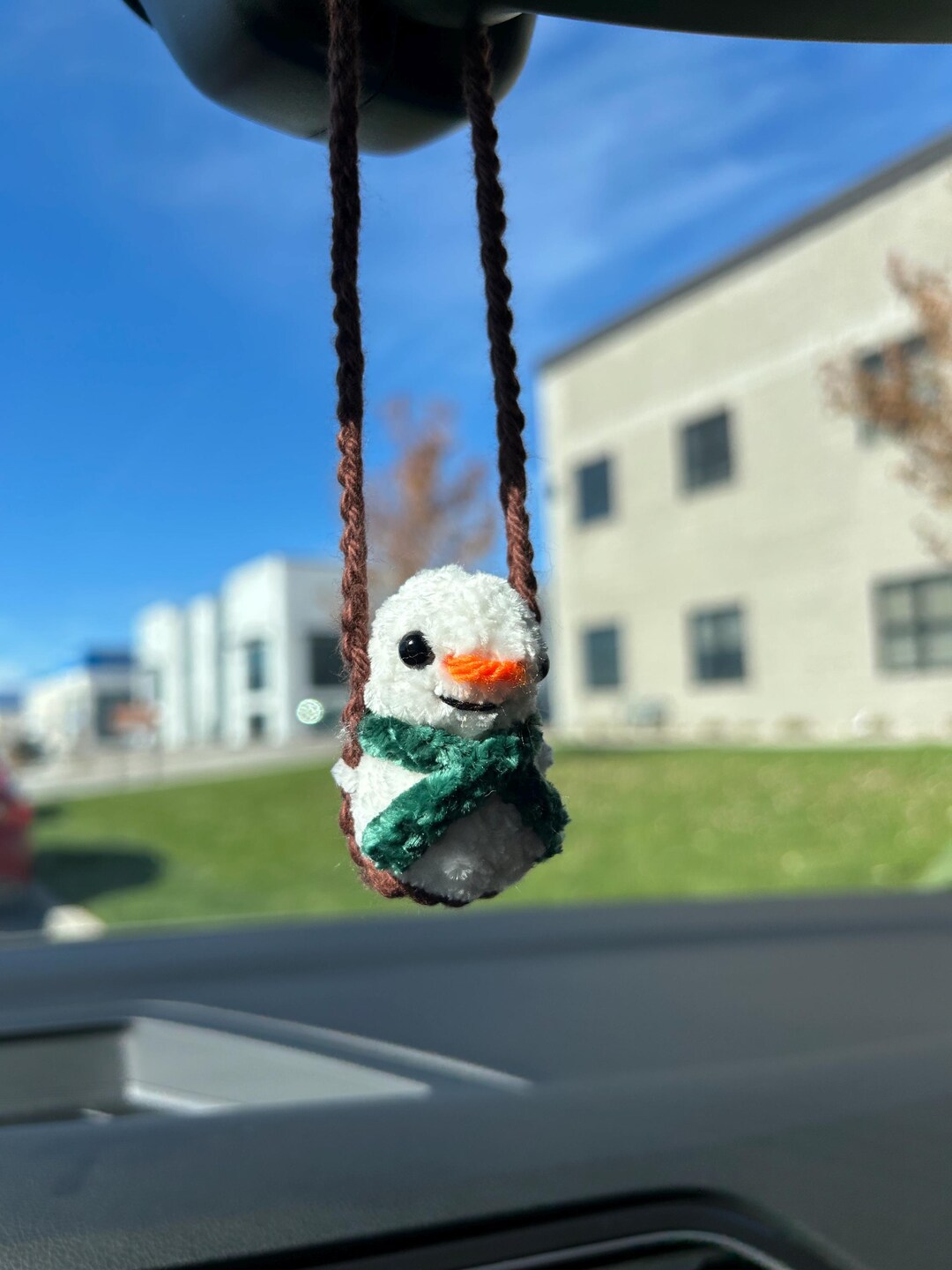Snowman on a Swing - Etsy