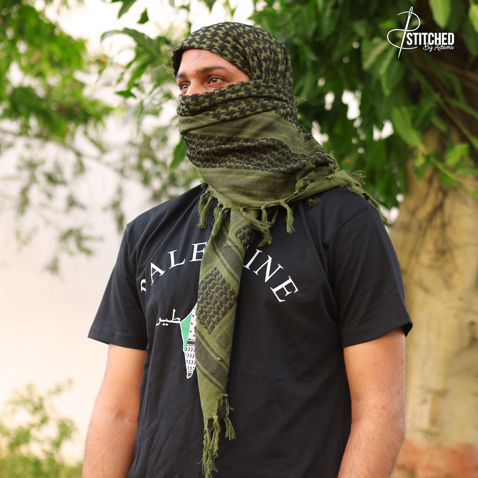 Arab Style Palestine Cotton Scarf, Vintage Traditional Shemagh Scarf ...