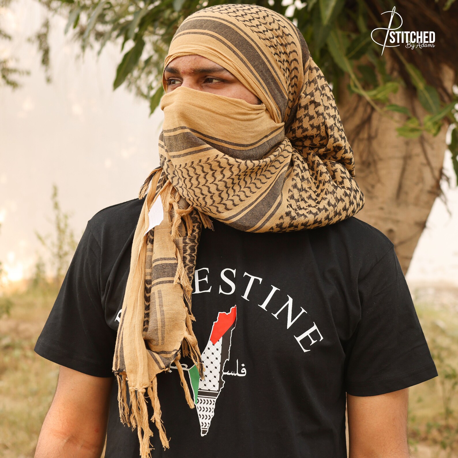 Arab Style Palestine Cotton Scarf, Vintage Traditional Shemagh Scarf ...