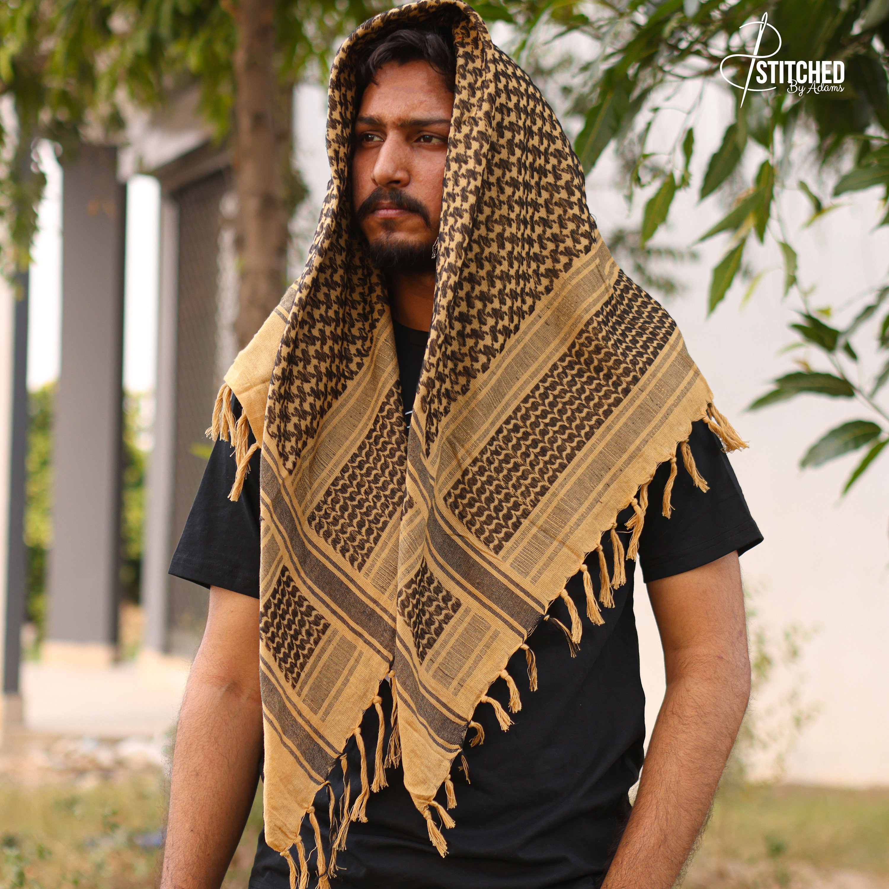 Arab Style Palestine Cotton Scarf, Vintage Traditional Shemagh Scarf ...
