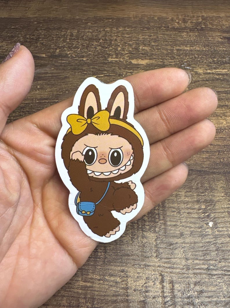 Handmade Labubu Fridge Magnet – Cute Character Magnet for Fans ...