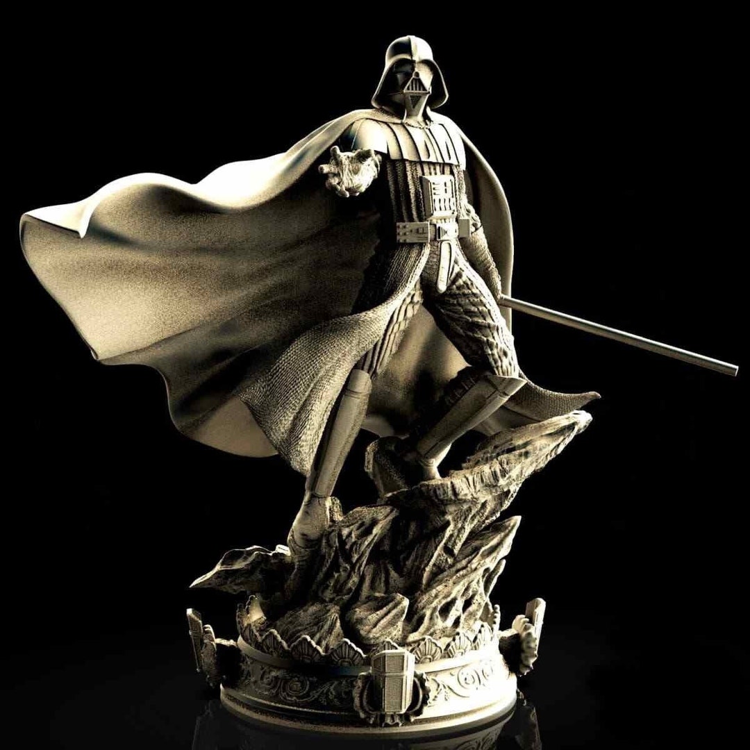 Darth Vader Archivo STL Figura de busto impresa en resina 3D 2 ... Darth Vader Archivo STL Figura de busto impresa en resina 3D 2 ...