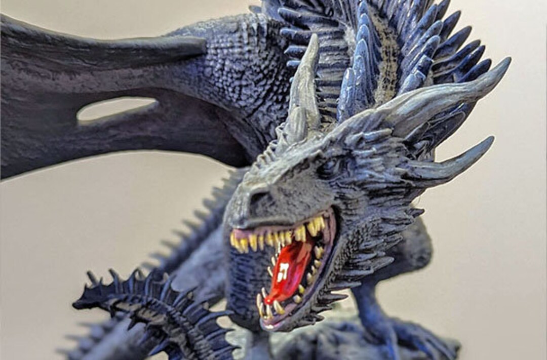 Got Ice Dragon 3D Resin Printed Sculpture Statue Figure - Etsy