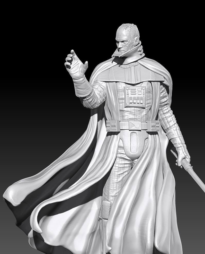 Darth Vader 2 STL File 3D Resin Printed Bust Figure 4 Variations - Etsy