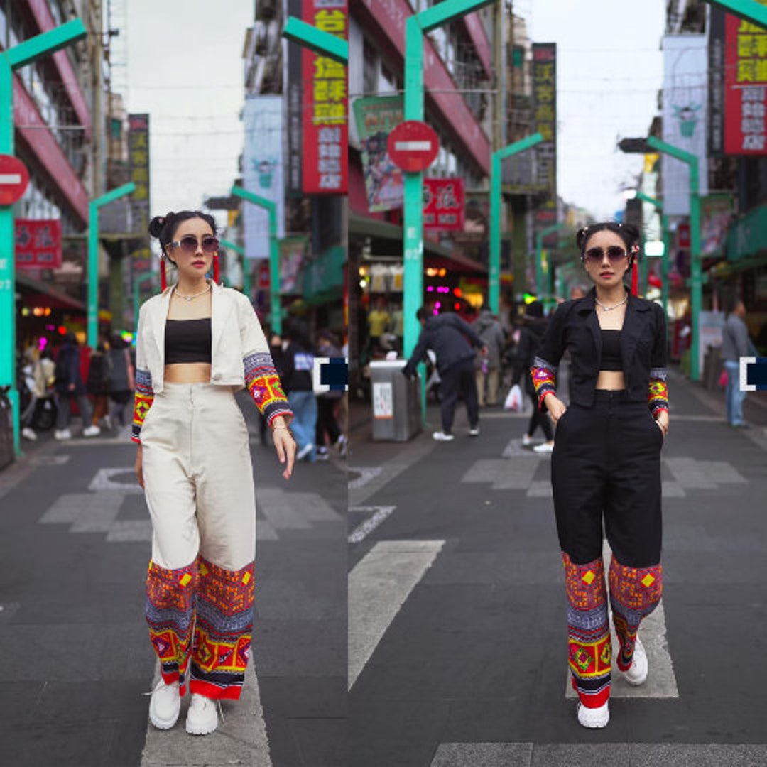 Boho Cotton Set: Hmong Tibetan Lao , Lanna Style, Blend of Modern ...
