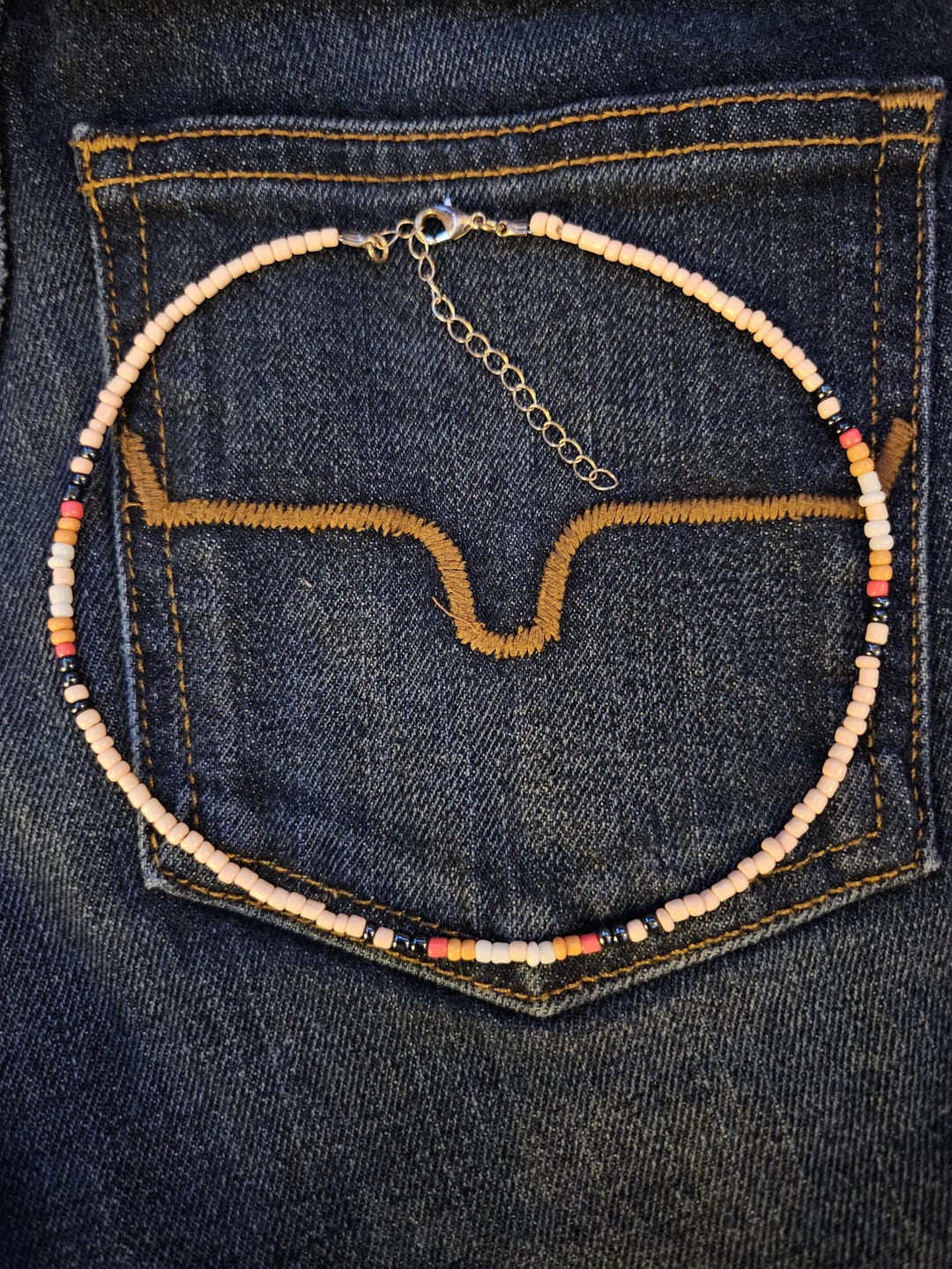 The "cowboys and Angels" - Western Choker | Beaded Choker | 12-20 In ...