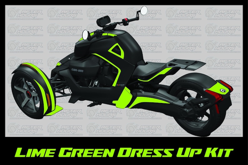 Lime Green "dress up Kit" Canam Ryker - Etsy