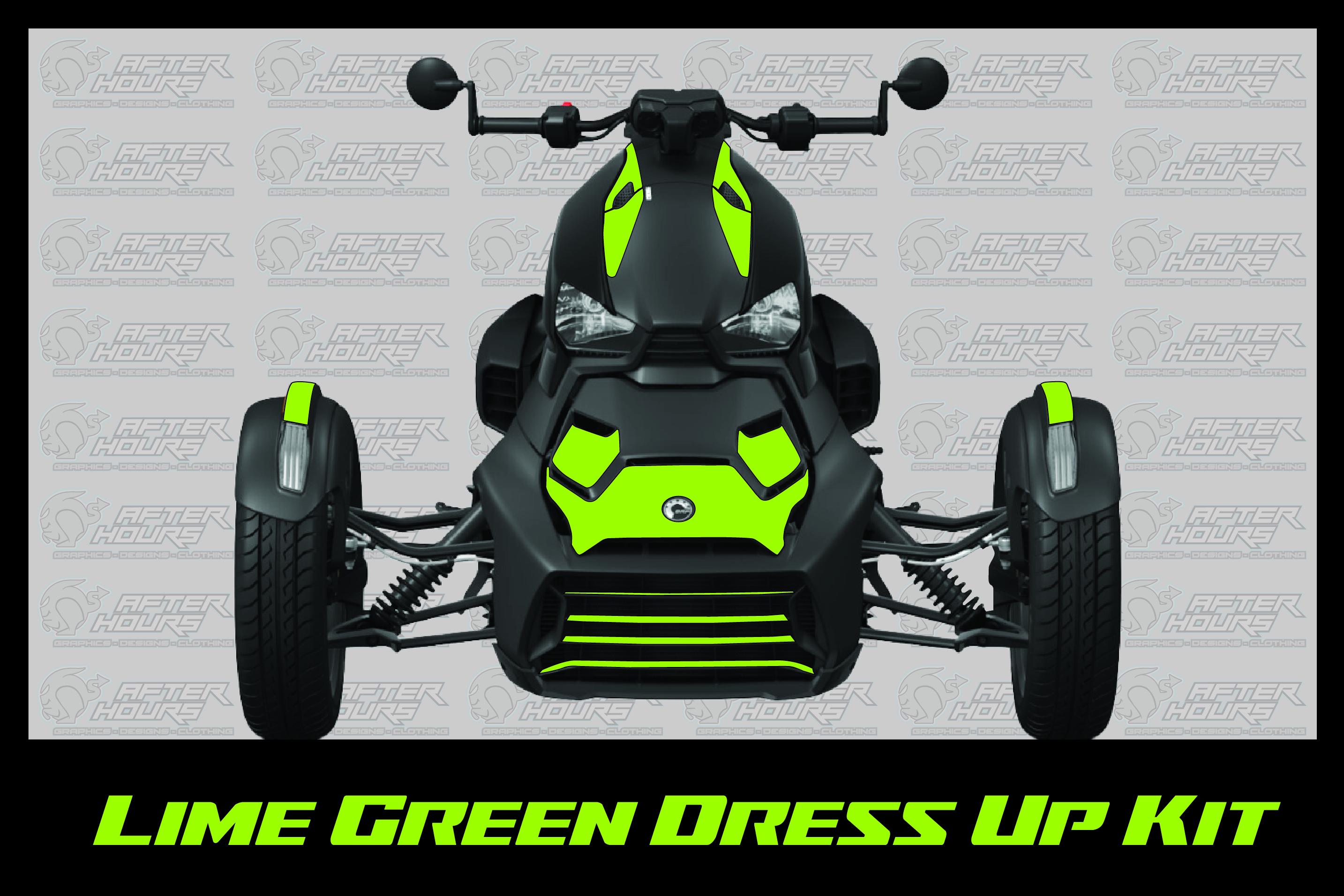 Lime Green "dress up Kit" Canam Ryker - Etsy