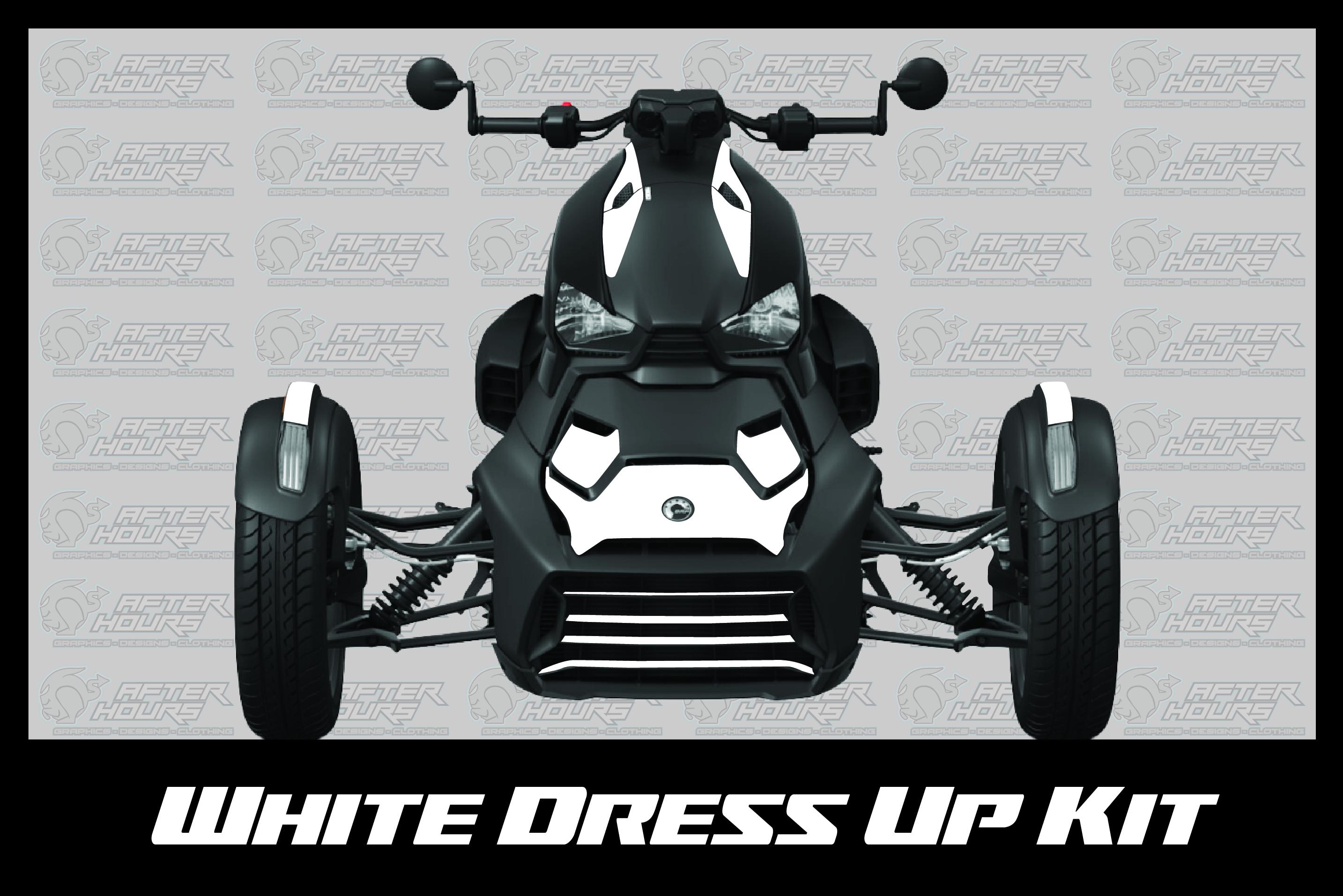 White "dress up Kit" Canam Ryker - Etsy