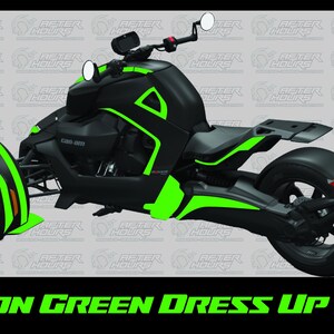 Neon Green "dress up Kit" Canam Ryker - Etsy