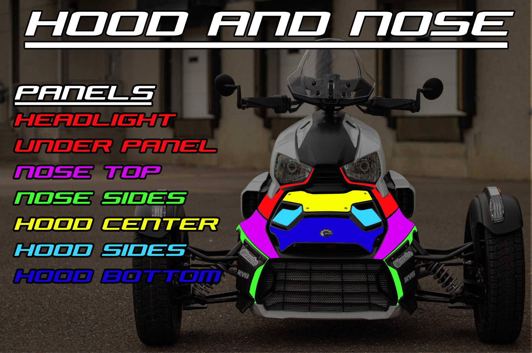 Full Wrap Kit Customizable - Can-am Ryker - Etsy