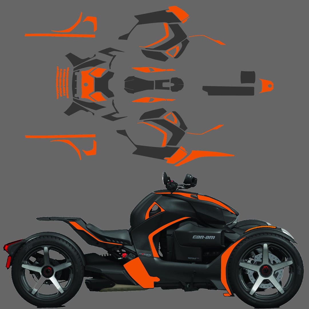 Orange "dress up Kit" Canam Ryker - Etsy