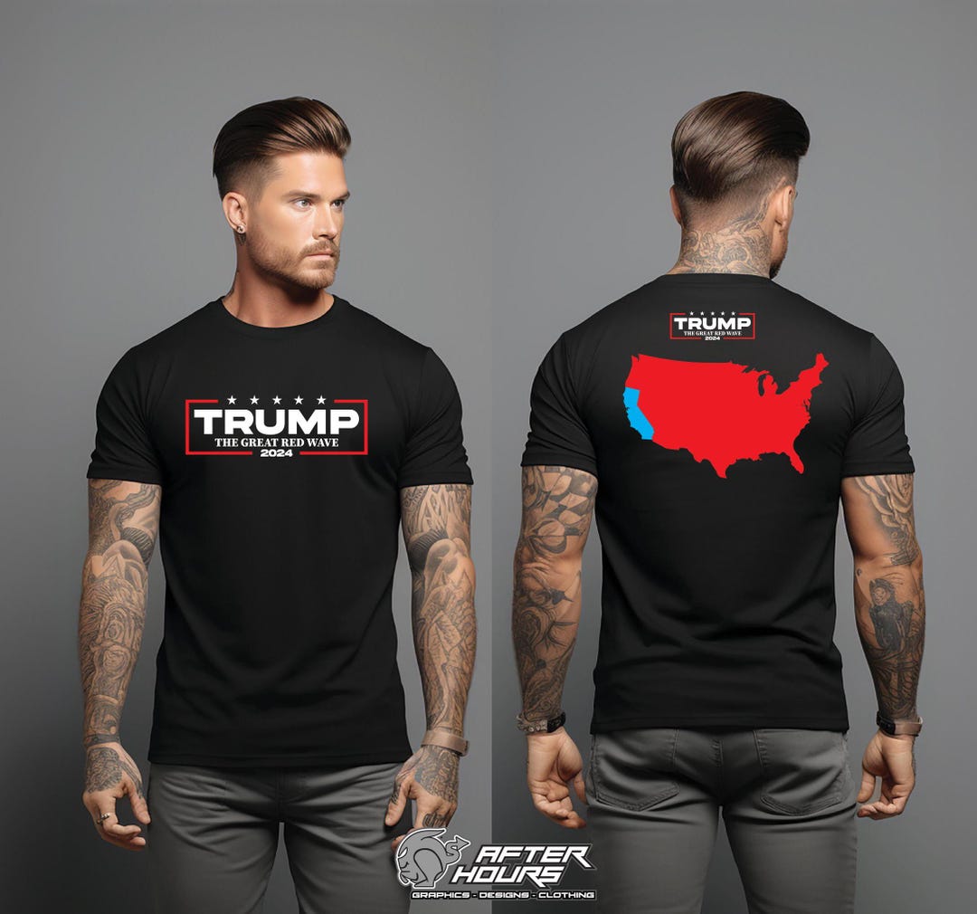 The Great Red Wave Trump T Shirt - Etsy