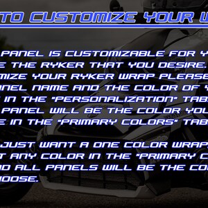 Full Wrap Kit Customizable - Can-am Ryker - Etsy