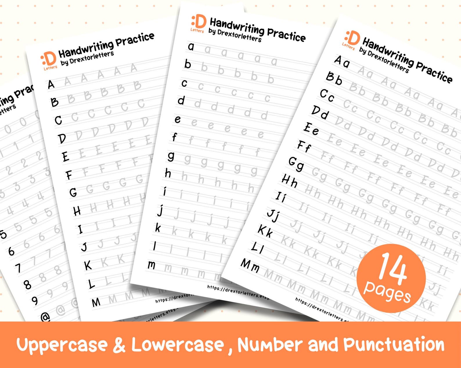 Handwriting Practice Sheets, Printable Handwriting Worksheets, Improve ...