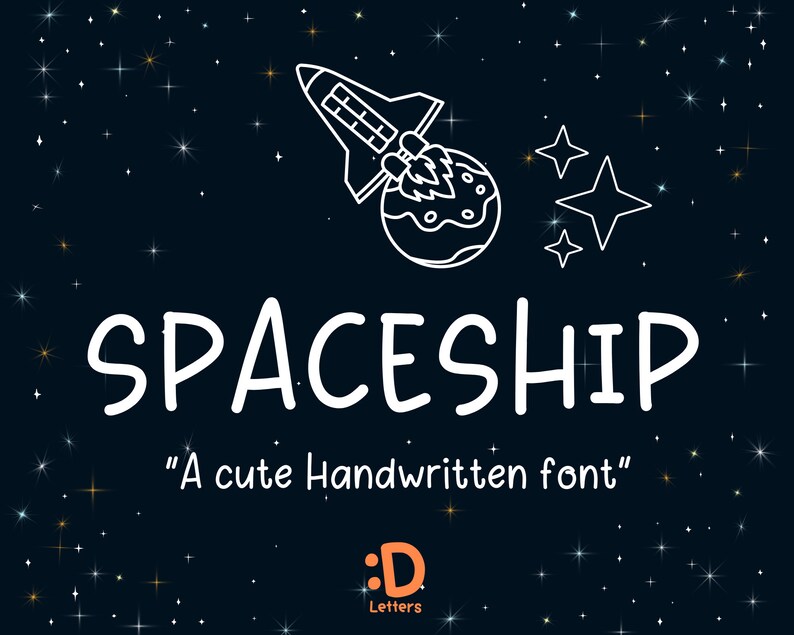 Simple & Cute Handwritten Font, for Planner, Goodnotes Font, Take Note ...