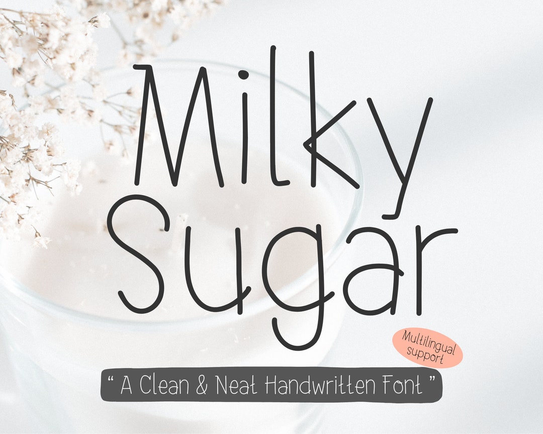 A Clean Handwritten Font, Goodnotes Simple Font, Study Digital Note ...