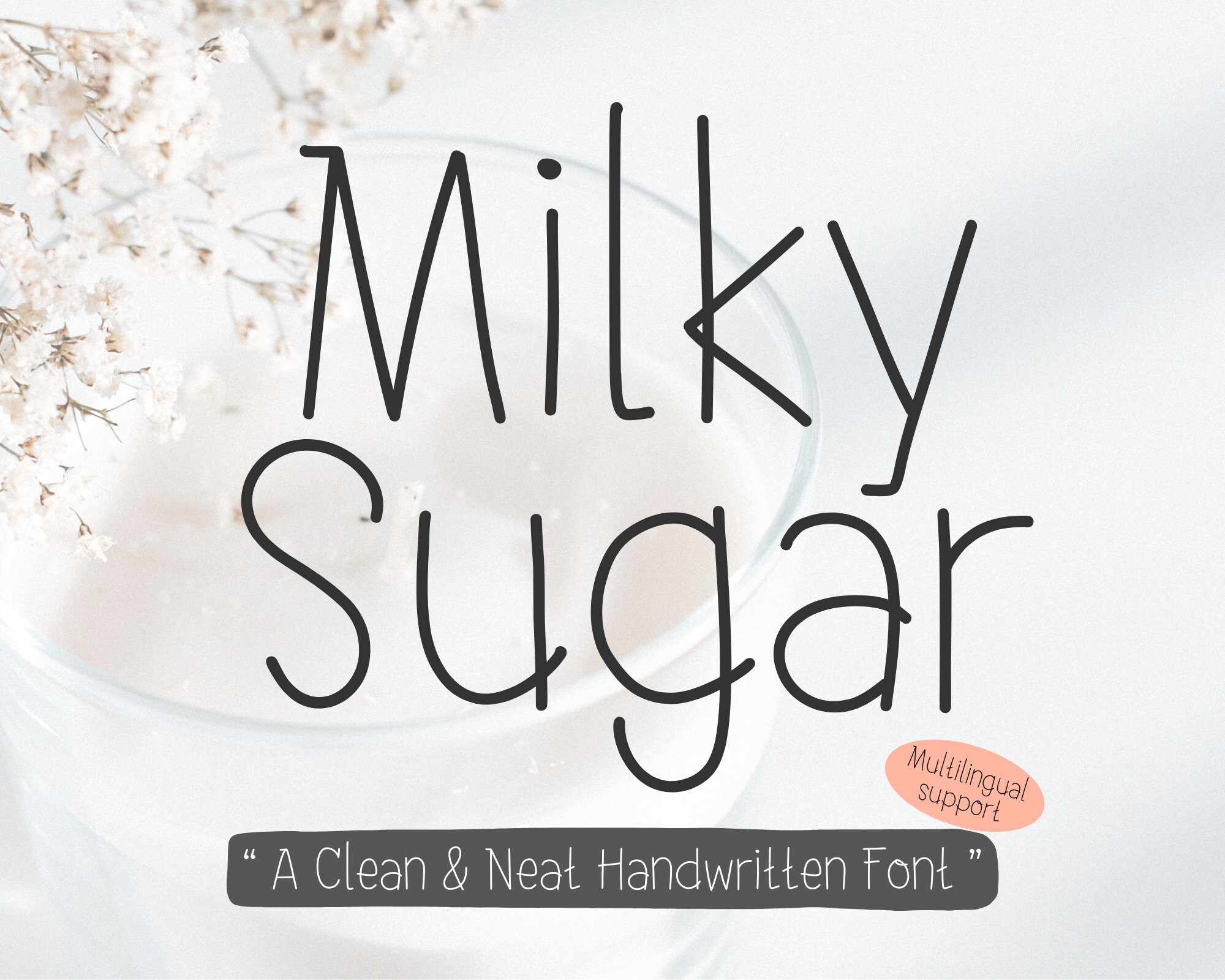 A Clean Handwritten Font, Goodnotes Simple Font, Study Digital Note ...