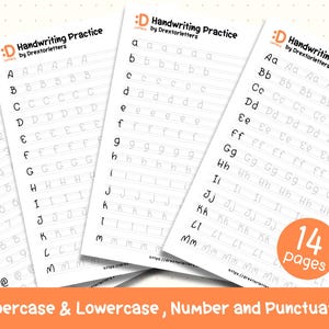 Handwriting Practice Sheets, Printable Handwriting Worksheets, Improve ...