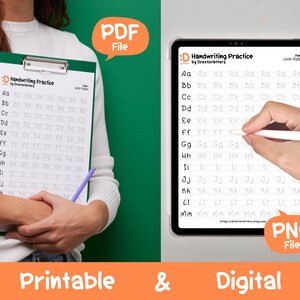 Handwriting Practice Sheets, Printable Handwriting Worksheets, Improve ...