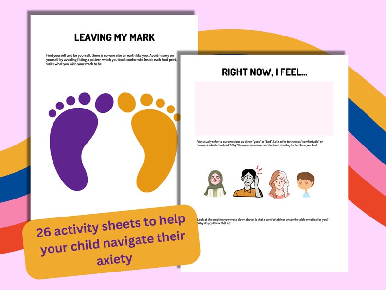 Printable Anxiety Work Sheets for Kids: Cognitive Behavior Therapy ...