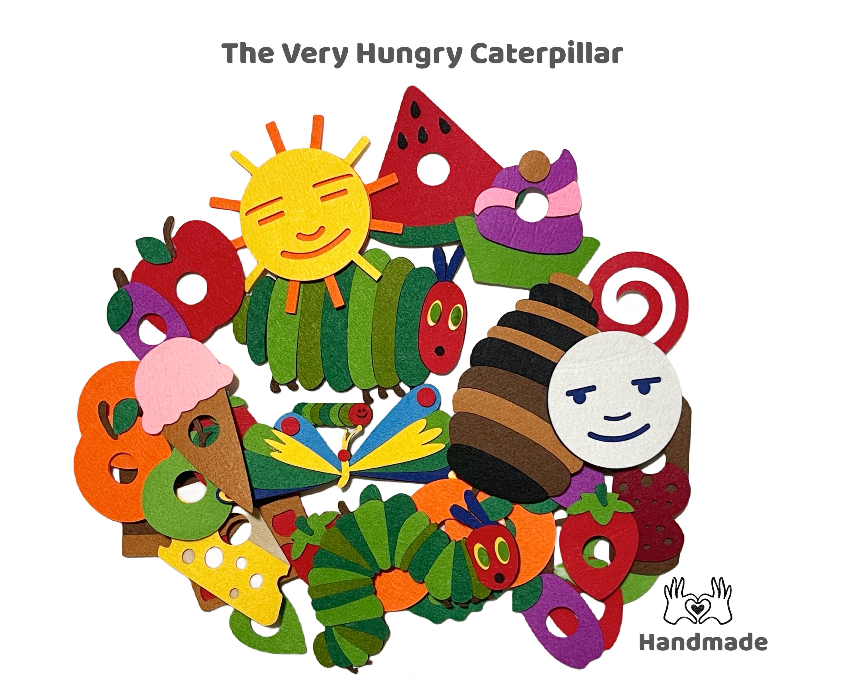 Hungry Hungry Caterpillar Felt Board Story Set - Handmade Educational ...