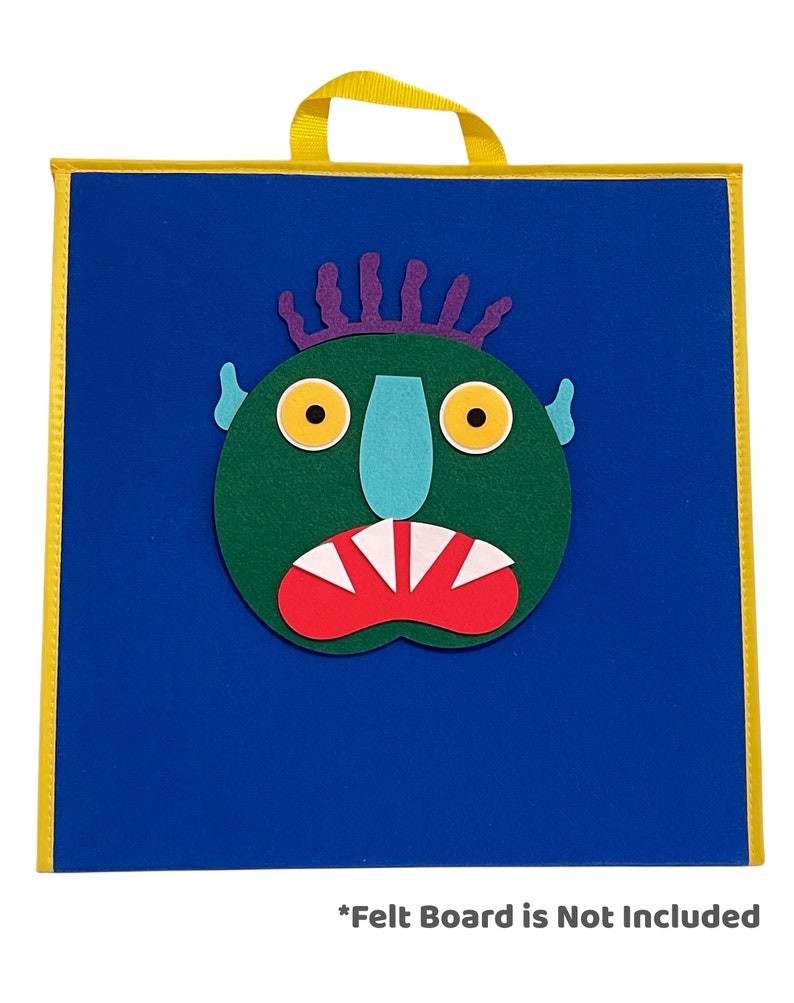 Go Away, Big Green Monster Felt Learning Toy Set, 12 Piece Set for Kids ...