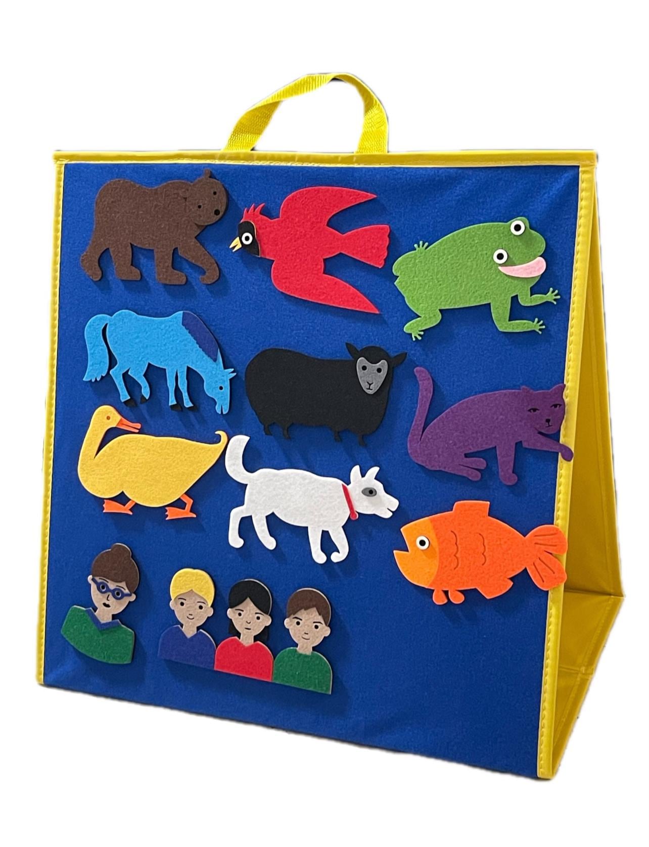 Felt Board Story – Brown Bear and Friends Educational Toy (11 Piece Set ...