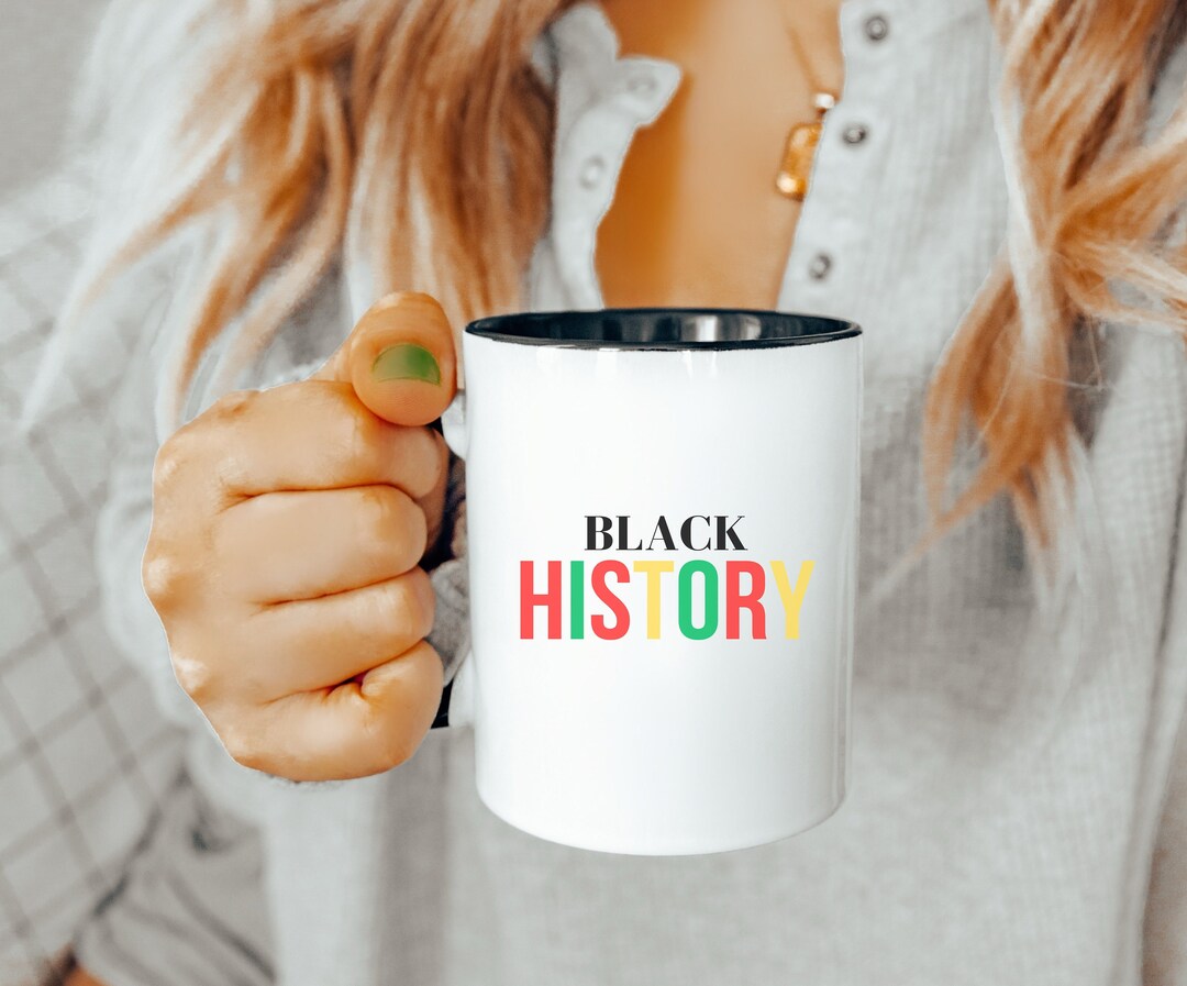The Color of Black History Mug, Black History Pride, Custom Mug Design ...