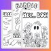 Retro Halloween Coloring Pages | 20 Printable Pages | Perfect for ...