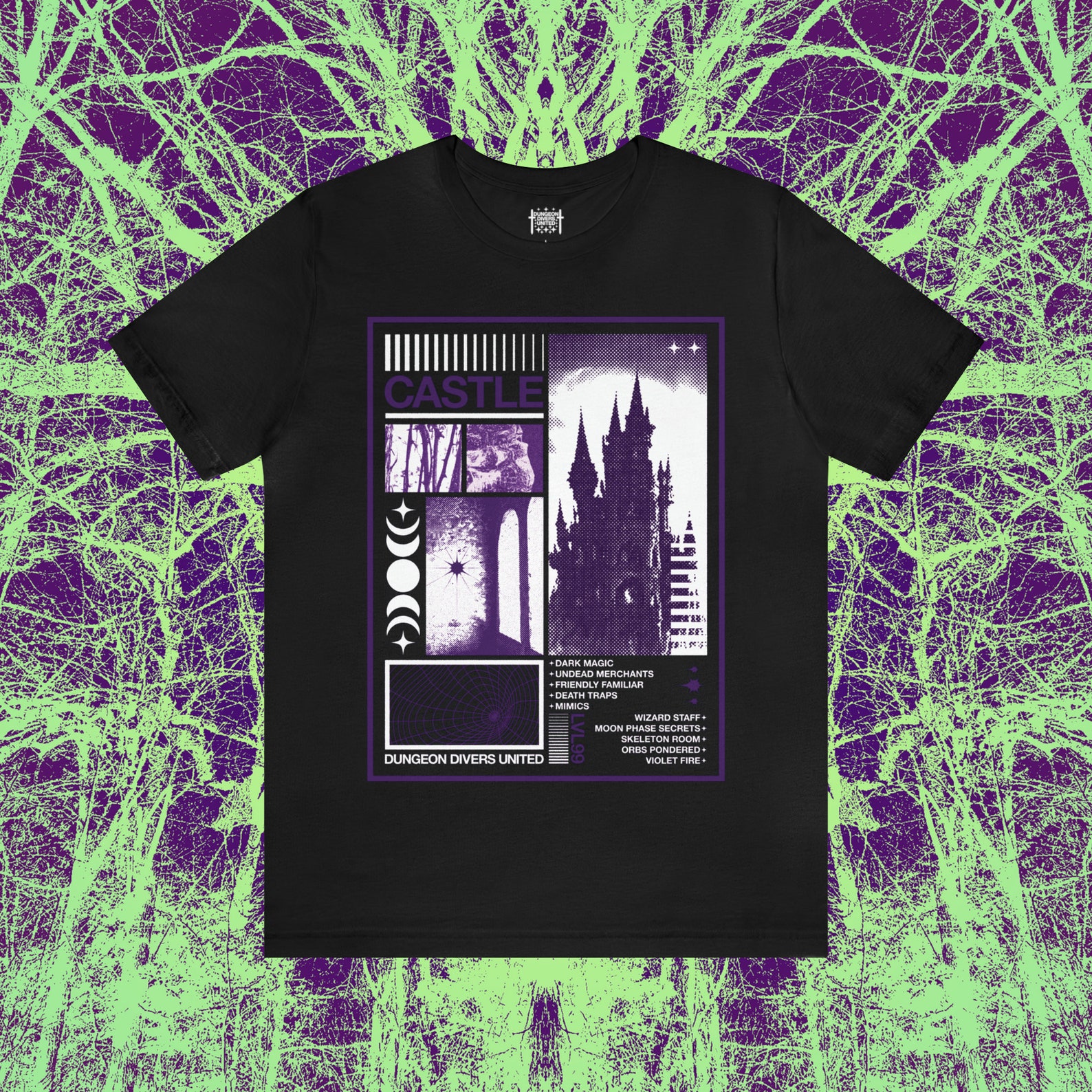 CASTLE - LVL99 T-shirt - Etsy