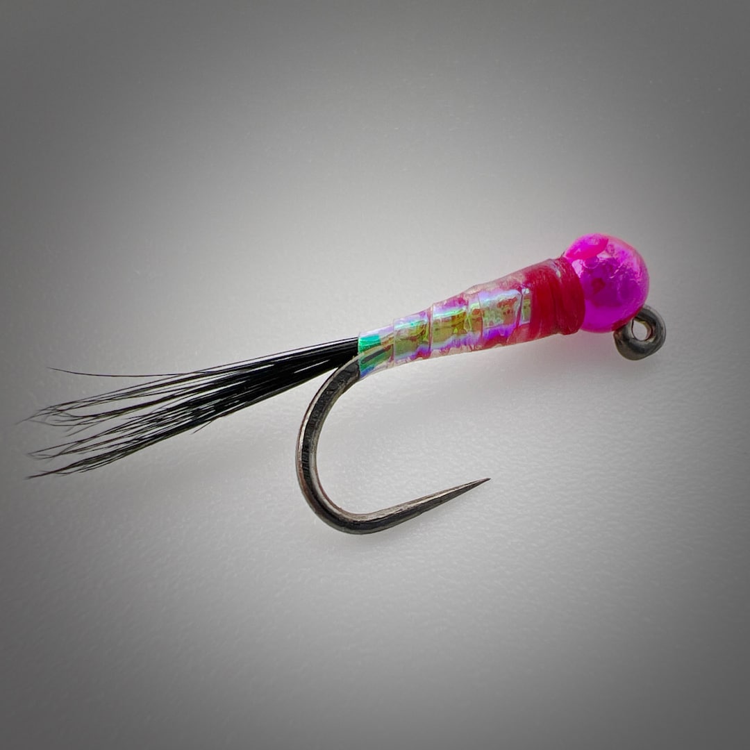 Pink Pearl Perdigon Spanish Nymph Fly BH Fishing Flies for Trout ...