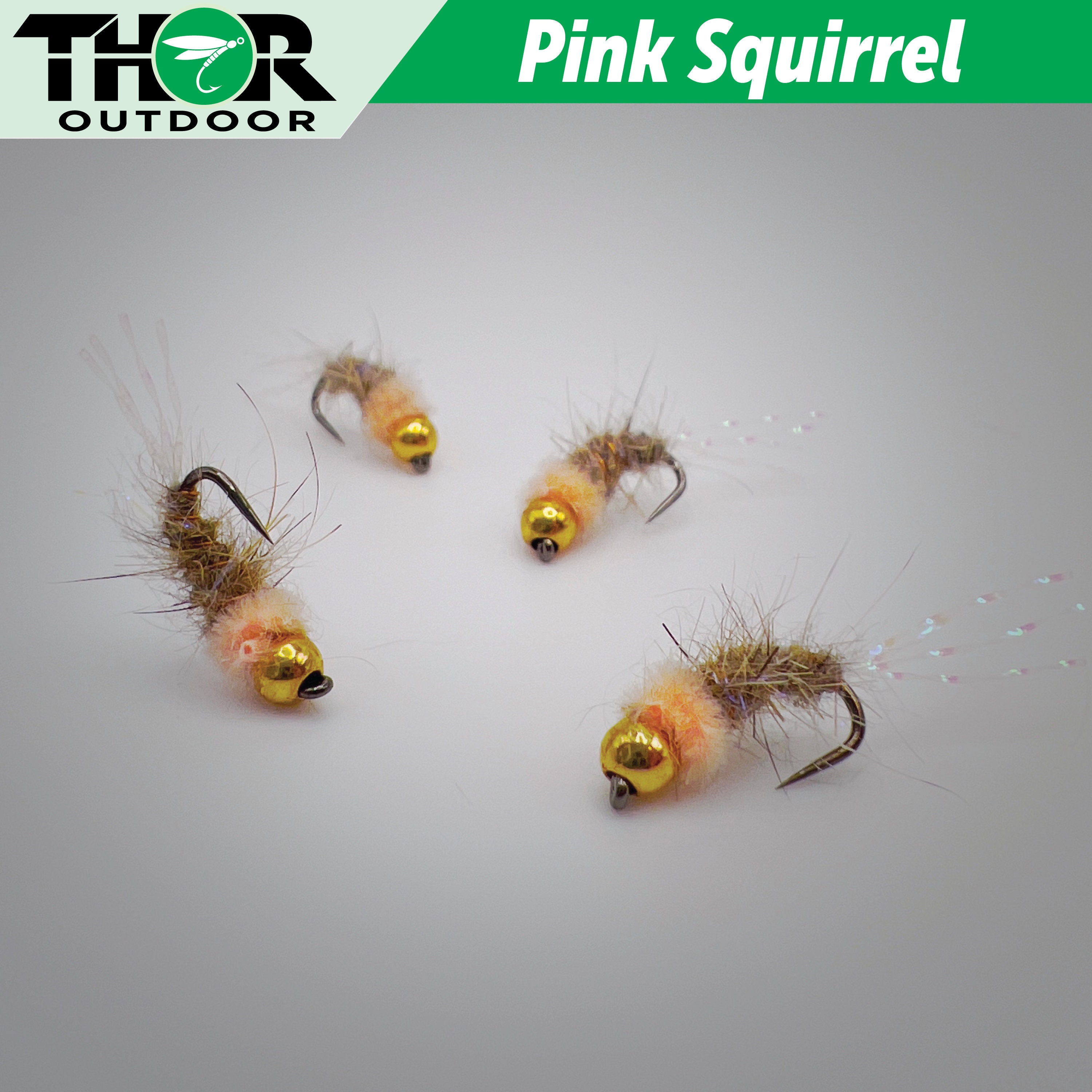 Pink Squirrel BH Nymph Fly Assortment Fishing Flies for - Etsy
