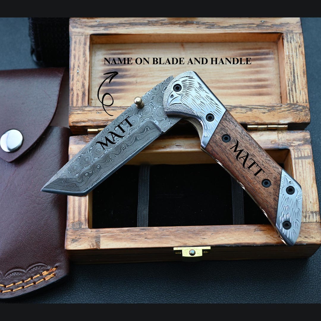 Personalized Gentleman’s Pocket Knife – Custom Folding Knife With ...