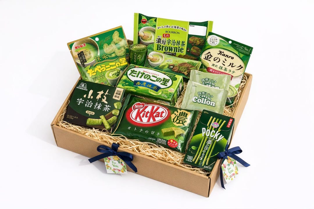 Japanese and Korean Matcha Snack - Etsy