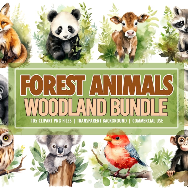 Forest Animals - Etsy