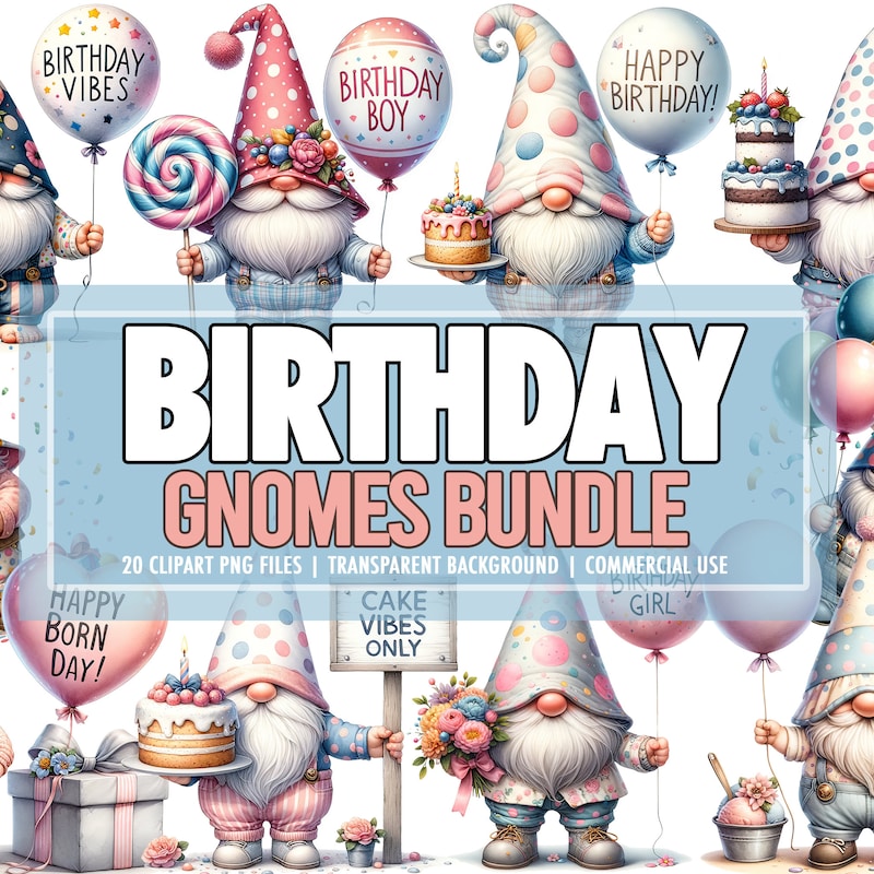 Happy Birthday Gnome - Etsy