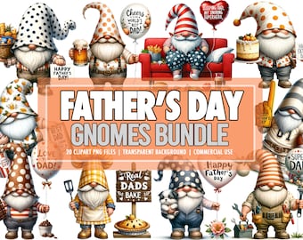 Watercolor Mothers Day Gnomes PNG Clipart Bundle of 30, Gnome Cute ...