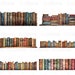 Watercolor Book Border Png-clipart Bundle of 30 - Vintage Book Clipart ...