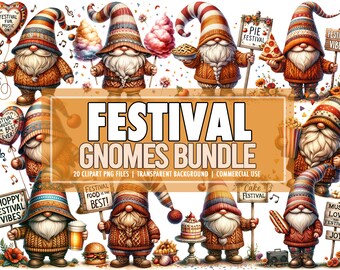 Watercolor Mothers Day Gnomes PNG Clipart Bundle of 30, Gnome Cute ...