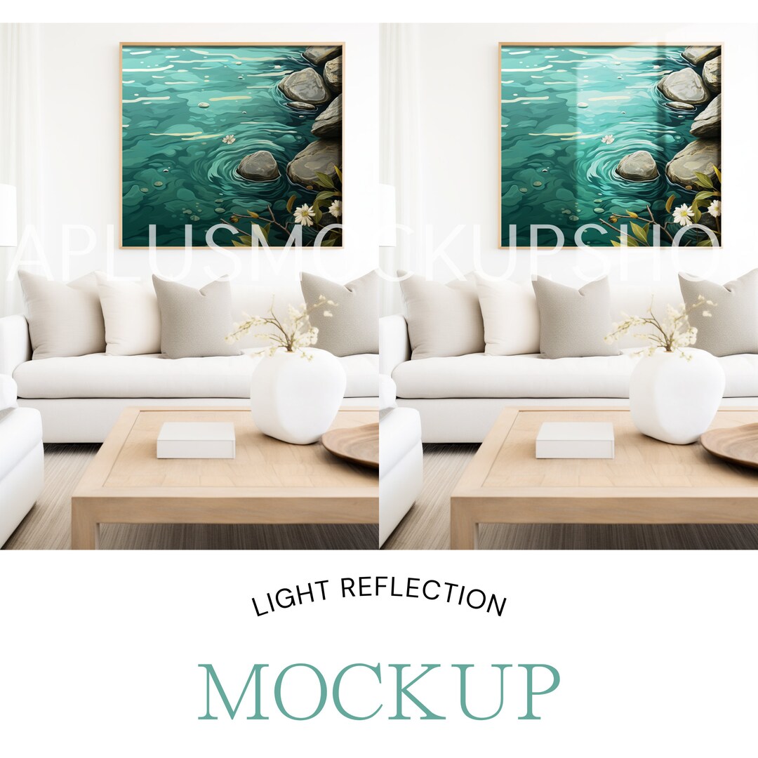 Mockup Single Frame Mockup Poster Mockup Minimal Interior Mockup Wall ...